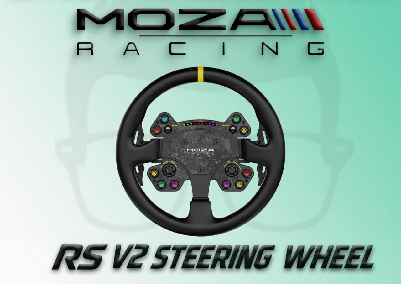 Moza RS V2 : Mi sincera opinión sobre este volante (2026) - Sim Racing Nerd